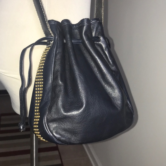 Vintage L J Simone | Bags | Vintage L J Simone Mini Studded Drawstring ...